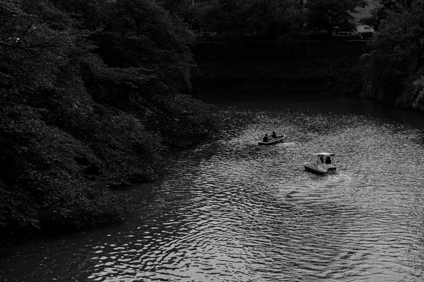 [Imperial Palace, Tokyo] Boats On Imperial Moat | Photo with essay by ...