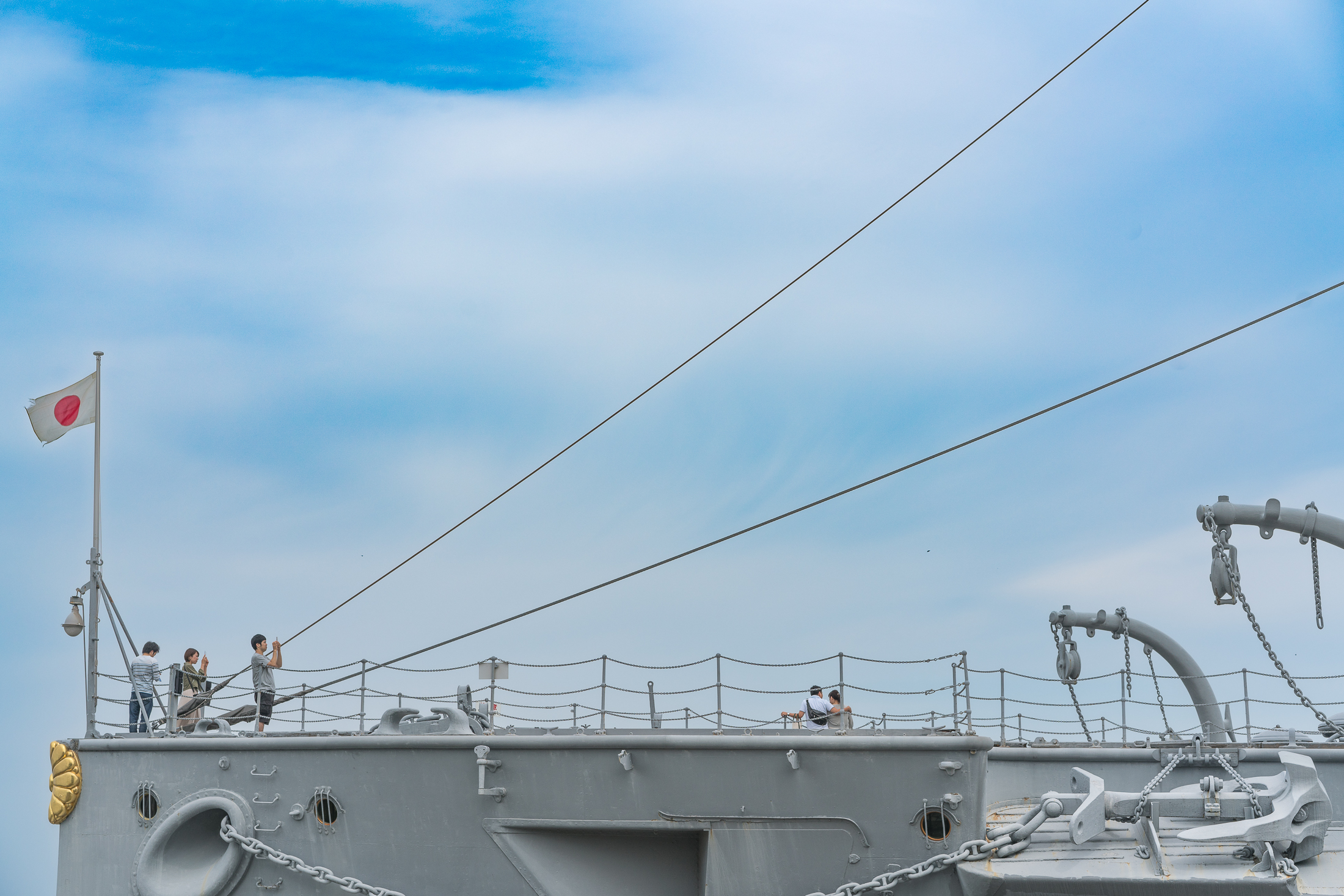 [Mikasa Historic Memorial Warship, Kanagawa] The Actual Battleship ...