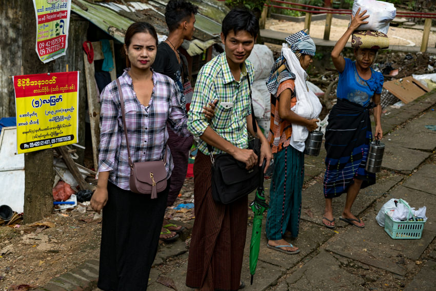 People Standing On Platform [Myanmar] Travel, Photo and Essay by Tetsu ...