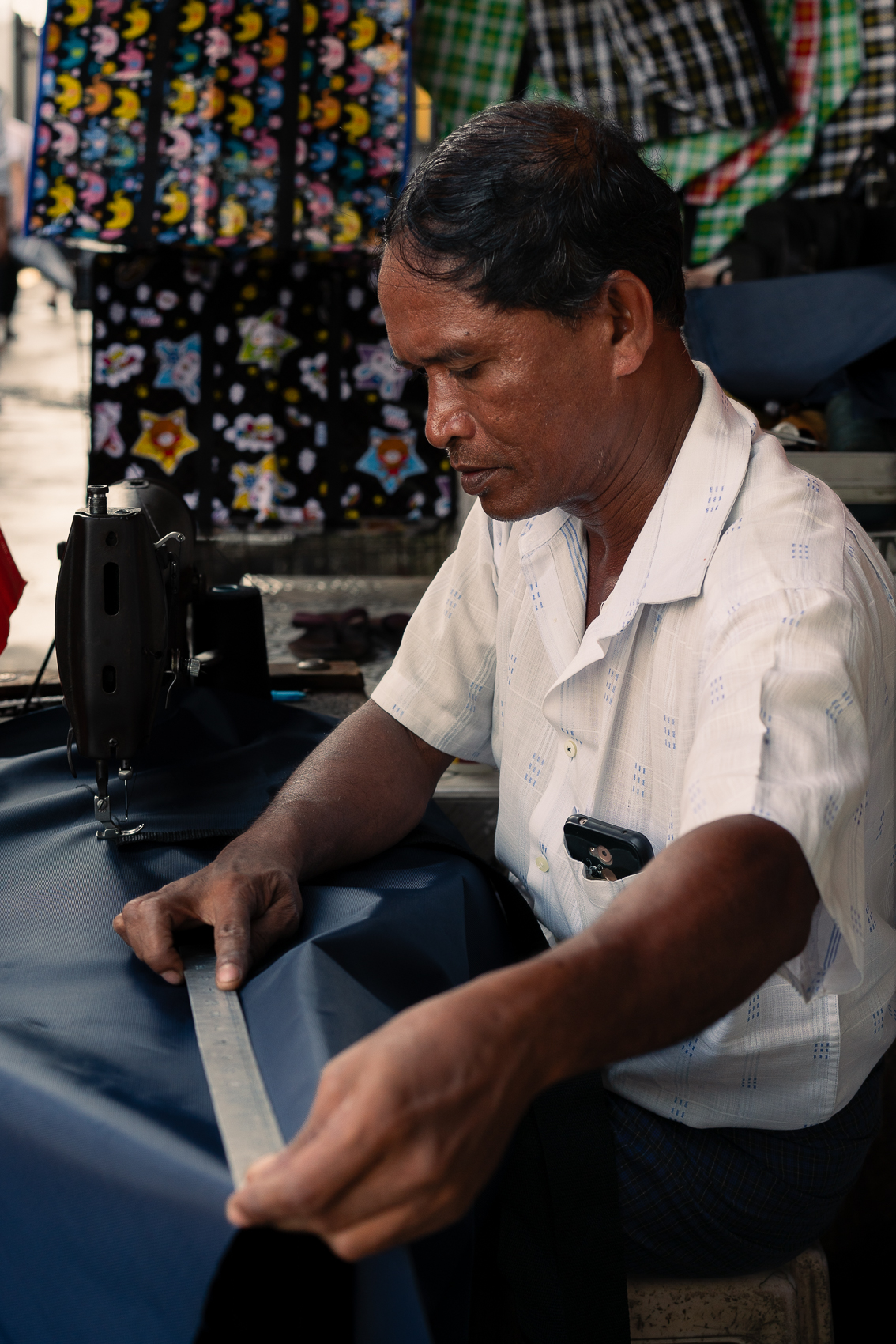 [Yangon, Myanmar] I Would Think That Many People Use Foot-pedal Sewing ...